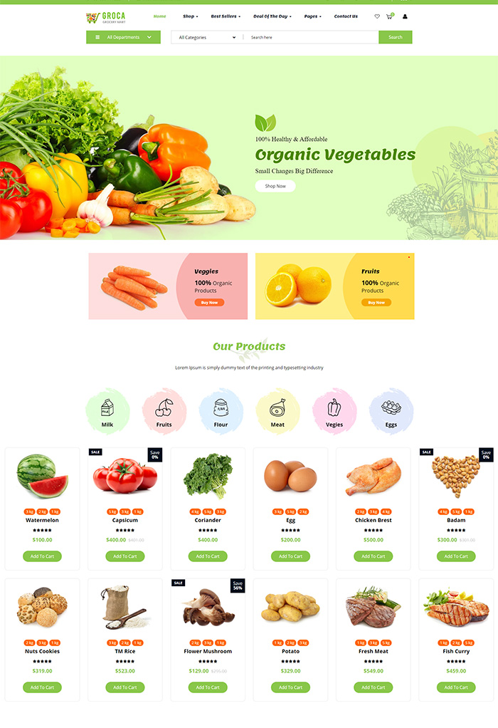 15 Best Grocery Store Shopify Themes