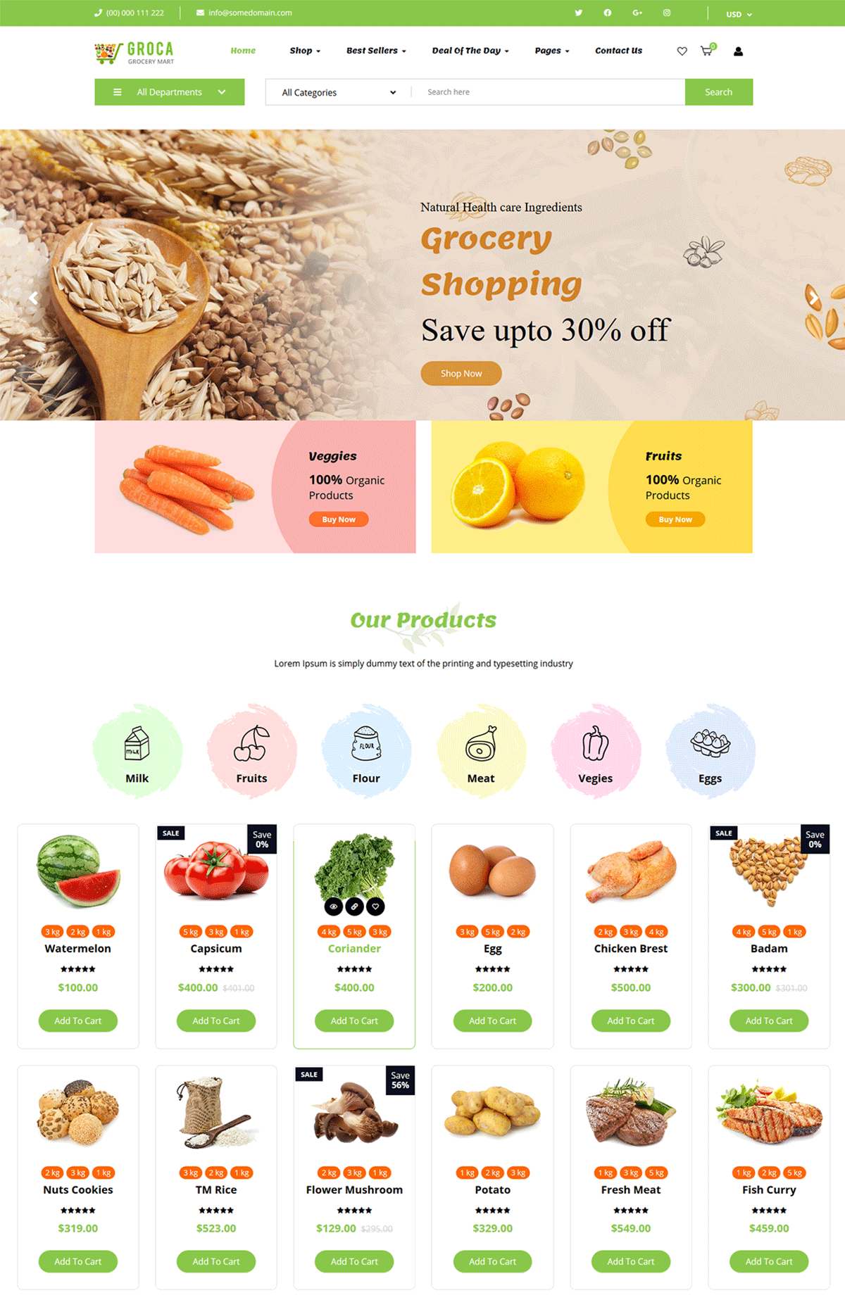 15 Best Grocery Store Shopify Themes - ThemesRain
